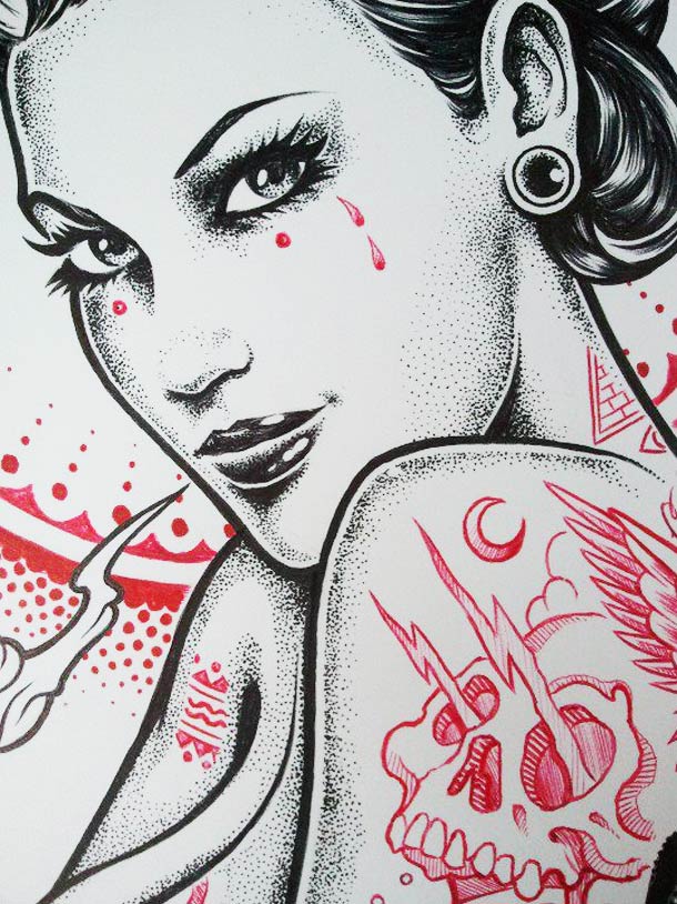 Garotas e Tatuagens, conheça a arte de Adam Isaac Jackson | Athenna